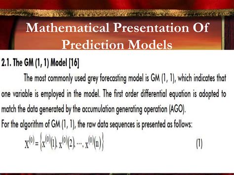 Grey System Theory With Example Data Mining Pptx