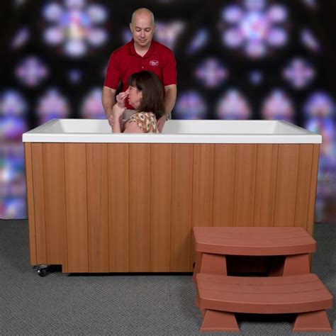 Royal Spa Portable Baptistry Heated Baptismal On Wheels Elegant
