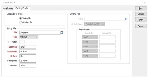 how to clip wireframe in micromine gis tutorial