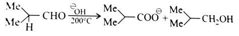 Assertion A The Following Reaction Occurs Reason R Undergoes Disproportionation Reaction