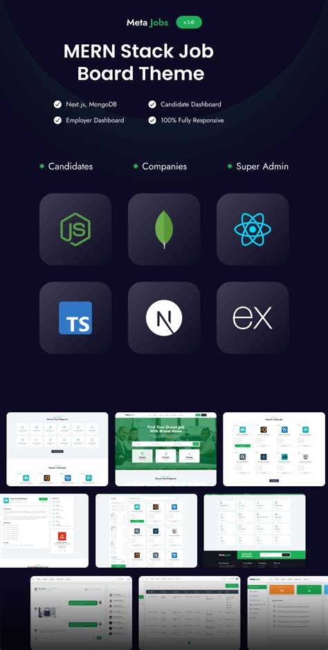 Metajobs Mern Stack Job Board Theme Codemarket