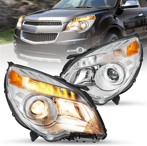 Amazon.com: JSBOYAT [Halogen Type Projector Headlight Assembly Fit 2010-2015 Chevy Equinox ...