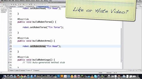 builder design pattern youtube