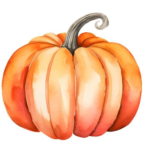 Premium Vector Pumpkin Watercolor