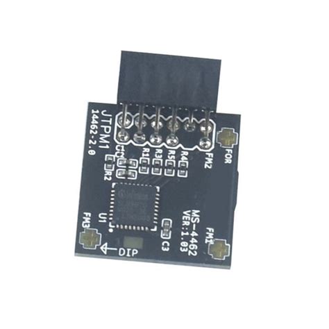 【nln】 Tpm 2 0 Encryption Security Module Tpm Ms 44462 Spi 12 Pin Spi