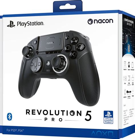 Nacon Revolution 5 Pro Wireless Controller For Ps5 Ps4 And Pc Black Best Buy