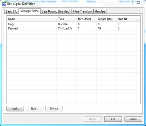Editing Message Fields