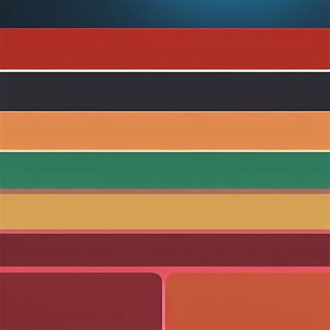 Premium Photo A Colorful Display Of Different Colors And Lines