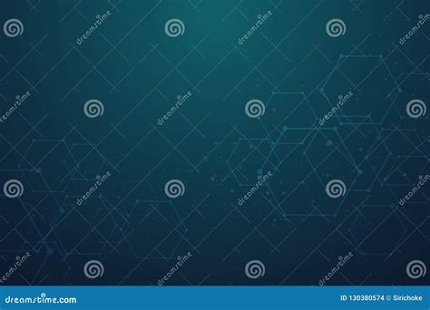 D Hexagonal Molecular Structure Model Royalty Free Stock Photo CartoonDealer