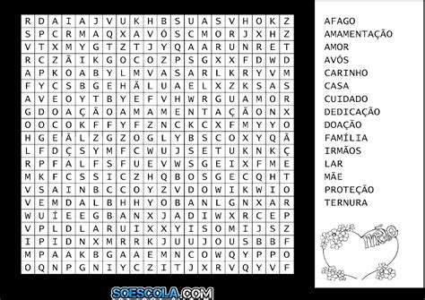 Caça Palavras Para O Dia Das Mães Caça Palavras Palavras Palavra Do Dia