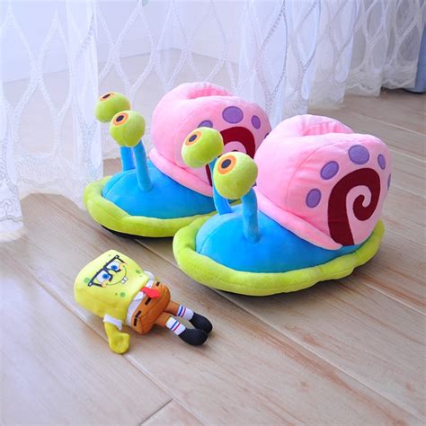 Kawaii Spongebob Squarepants Gary The Snail Shoes Spongebob Plush
