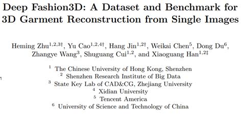 ECCV Oral 当AI遇见三维时装 来会会现今最大的三维服装数据集 知乎 ECCV Oral 当AI遇见三维时装 来会会现今最大的三维服装数据集 知乎