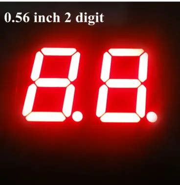 Ultra Red Dual Segment Led Display Digit Segment Display Segment Fnd Digit
