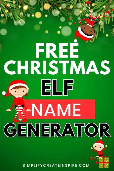 Elf On The Shelf Names Christmas Elf Name Generator