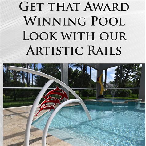 artistic pool and spa rails arrowhead metal art designs artistic