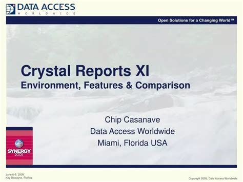 Ppt Crystal Reports Xi Environment Features And Comparison Powerpoint Presentation Id 6826557