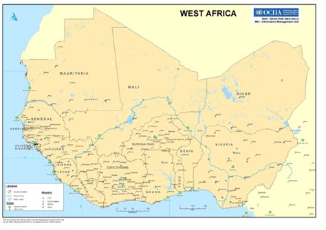 Reference Map Of West Africa Ocha