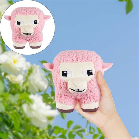 Minecraft Basic Plush Pink Sheep 8 Inch Collectible Soft Doll Inspired By The Movie Inspired By