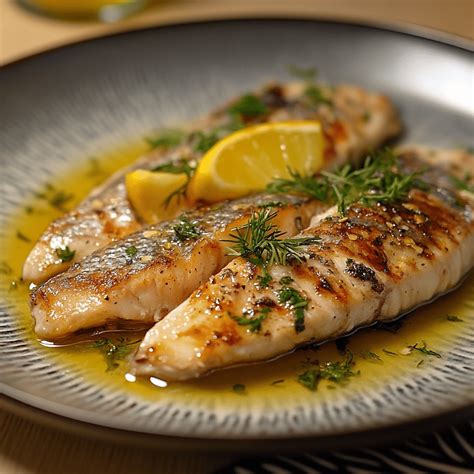Lubina A La Plancha Sabores Mediterráneos