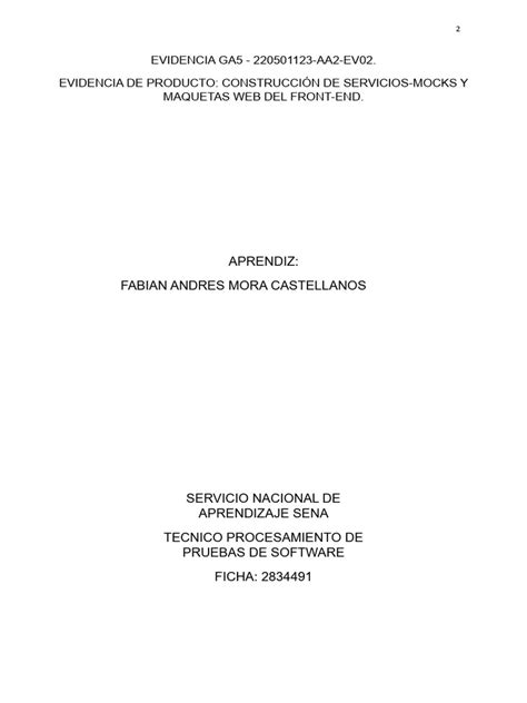 Evidencia Ga5 220501123 Aa2 Ev02 Construcción De Servicios Mocks Y