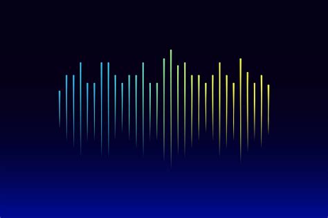 추상음파 블루 배경 추상음악 펄스 배경 낮은 다각형 스톡 이미지 Eps 10 자석에 대한 스톡 벡터 아트 및 기타 이미지 자석 파도 패턴 3차원 형태 Istock