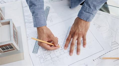 Premium Photo Architect Engineer Contractor Design Working Drawing Sketch Plan Blueprint And