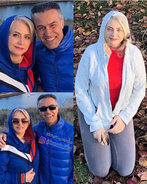 عکس های نامتعارف از همسر و دختر خیلی جوان دانیال حکیمی این چه وضعی است