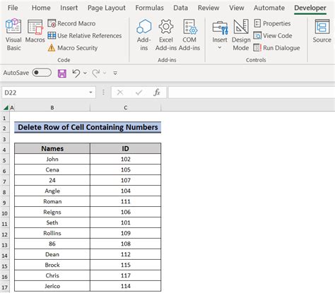 How To Delete Row If Cell Contains Value Using Macro In Excel 2 Examples