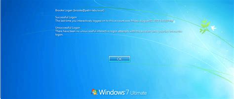Last Interactive Logon In Windows Server