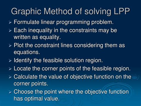 Ppt Linear Programming Powerpoint Presentation Free Download Id2464512
