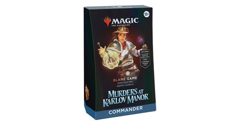 Mtg Commander Deck Murders At Karlov Manor Blame Game I