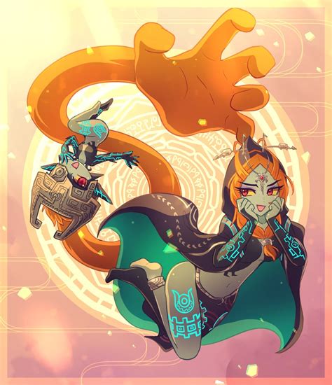 Midna And Midna The Legend Of Zelda And 1 More Drawn By Enni Danbooru