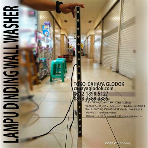 Jual Lampu Dinding Wallwasher W Led Cahaya Glodok