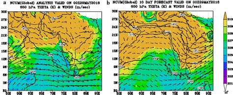The Spatial Distribution Of Ncum Potential Temperature K Shaded At