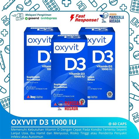Jual Oxyvit D3 1000 Iu Perbotol 60 Kapsul Shopee Indonesia