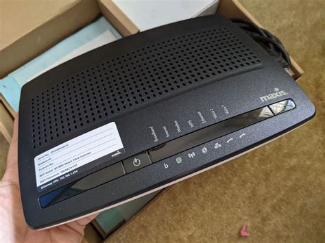 Maxis Technicolor Modem Router Model TG Nv Computers Tech Parts Accessories Networking