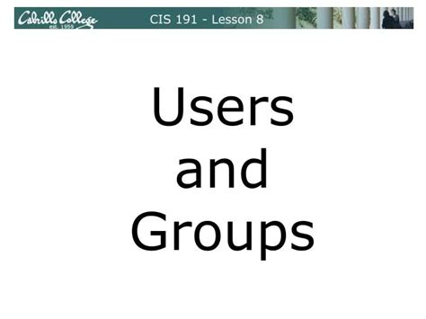 Ppt Cis 191 Lesson 8 Powerpoint Presentation Free Download Id3107804