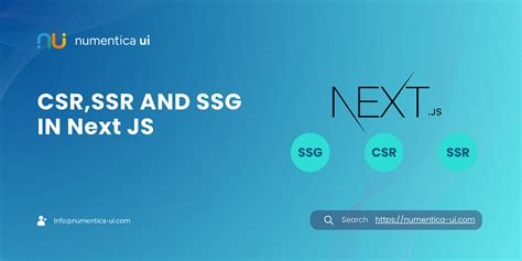 Csrssr And Ssg In Next Js Next Js By Numentica Ui Sep 2024 Medium