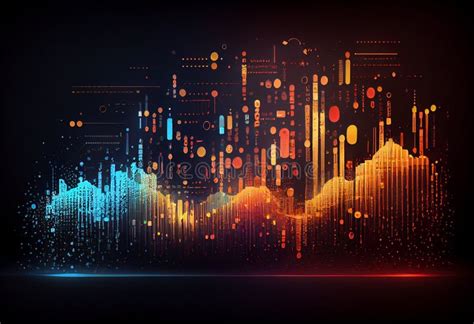 Abstract Technology Big Data Background Concept Generate Ai Stock