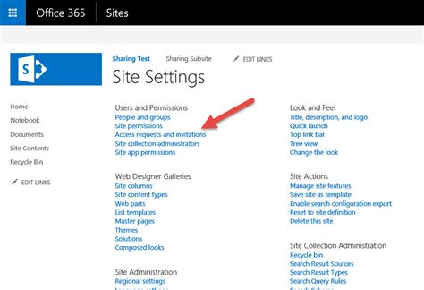 Sharing Content In Sharepoint Online