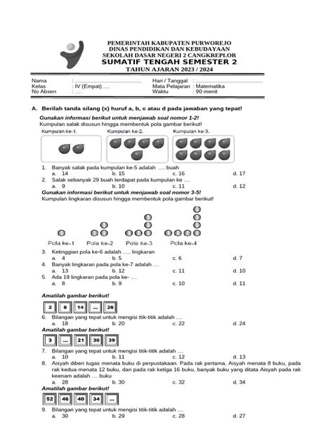 Sts Matematika Sem 2 Pdf