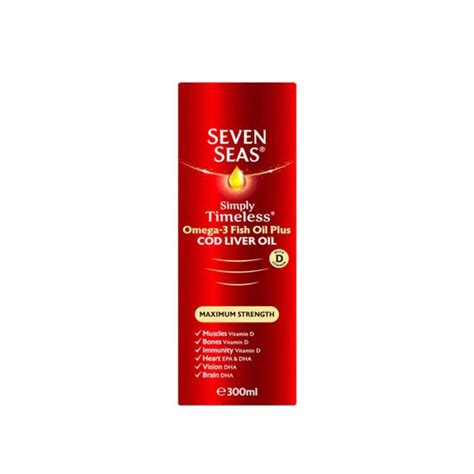 Seven Seas Simply Timeless Maximum Strength Cod Liver Oil 300ml