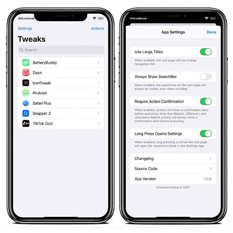 TweakSettings Is A Dedicated Settings App For IOS Tweaks