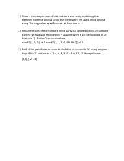 Find Pairs That Add Up To A Given Variable In Array One Loop Course Hero