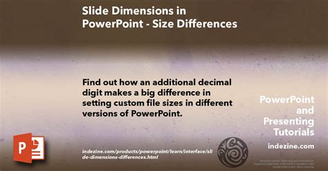Slide Dimensions In PowerPoint Size Differences