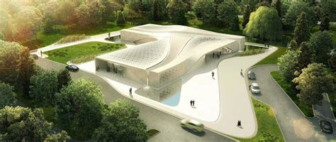 Asymptote Architecture Beukenhof Auditorium And Crematorium