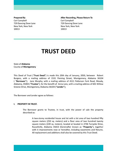 Deed Agreement Templates 53 Docs Free Downloads
