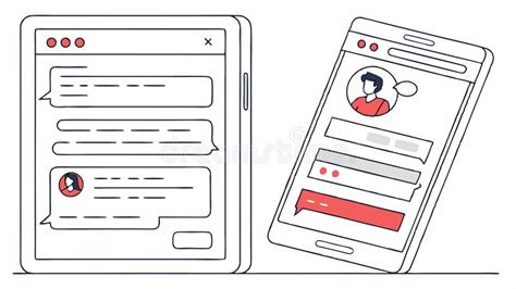 mobile contact interface for app design and user interaction vector design generative ai stock