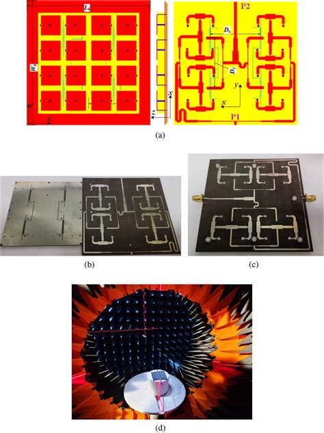 Geometry And Fabricated Prototype Of The Final Array Antenna A Download Scientific Diagram