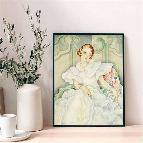 Gerda Wegener Digital Print Download And Printable Wall Art Downloadable Home And Living